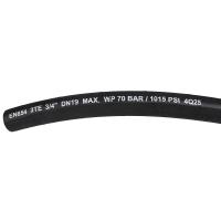 China EN854 3TE Textile Braided Hydraulic Hose with Oil Resistant Synthetic Rubber and High Strength Textile Reinforcement MSHA / CE Approved for sale