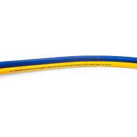 China Heavy Duty Twin Welding Hose with Fiber Braided Reinforcement and EN ISO 3821 Certification for Oxygen Acetylene Applications for sale