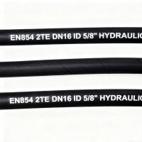 China EN 854 2TE Textile Reinforced Hydraulic Rubber Hose with Oil & Weather Resistant Cover and Customizable Length for sale