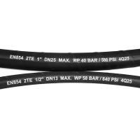 China EN 853 2TE High Pressure Hydraulic Hose with High Tensile Strength, Flexibility, and Compatibility with Various Hydraulic Fluids for sale