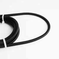 China High Performance Flexible NBR Fuel Hose – Black Nylon Braided, Oil Resistant, Free Cutting Service for Industrial Hydraulic Systems for sale