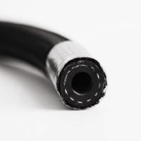 China High Performance Flexible NBR Fuel Hose – Black Nylon Braided, Oil Resistant, Free Cutting Service for Industrial Hydraulic Systems for sale