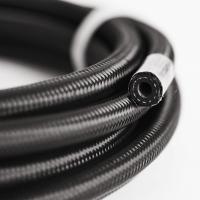 China High Performance Flexible NBR Fuel Hose – Black Nylon Braided, Oil Resistant, Free Cutting Service for Industrial Hydraulic Systems for sale