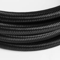 China High Performance Flexible NBR Fuel Hose – Black Nylon Braided, Oil Resistant, Free Cutting Service for Industrial Hydraulic Systems for sale