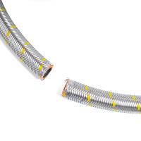 China High Performance  Braided Cotton/Stainless Steel as cover NBR Fuel Hose – Flexible & Oil Resistant, Free Cutting Service for Industrial Hydraulic Systems for sale