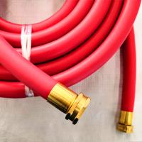 China 5/8 Inch Aging Resistance High Flexibility Non-Conductive EPDM Rubber Water Garden Hose with GHT Fittings for sale