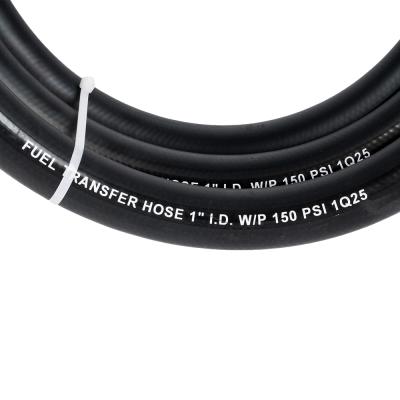 China High-quality flexible hose assembly for a gas station (6mm to 1-inch interface) — suitable for gasoline/diesel suction and transfer. for sale