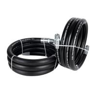 China High-quality flexible hose assembly for a gas station (6mm to 1-inch interface) — suitable for gasoline/diesel suction and transfer. for sale