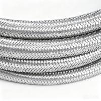 China Braided Stainless Steel Fuel Line NBR Oil Hose Compatible with Fuel System Fuel Pump, Fuel Rail, Injector Applications for sale