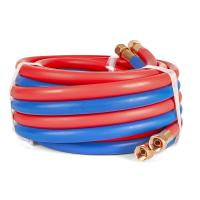 China EPDM Synthetic Rubber Twin Welding Hose ISO 3821 Certified for Oxygen Acetylene with 300 psi Working Pressure for sale