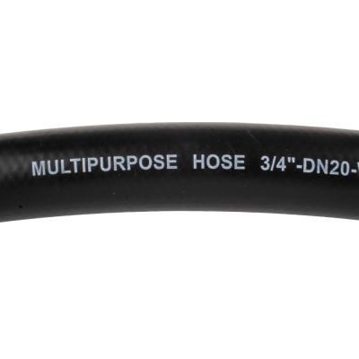 China Oil and Chemical Resistant Industrial Rubber Hose with High Tensile Reinforcement for Air, Water, and Fuel Transfer for sale
