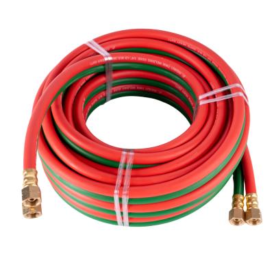 China Oxygen & Acetylene Twin Welding Hose – 100ft, 300 PSI, R-Grade Rubber for sale