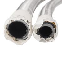 China 1/2''ID13 mm, Smooth Bore PTFE, High Temp Resistance 260°C Stainless Steel 304 or 316 Wire Braid, Transfer Chemical Reagents for sale
