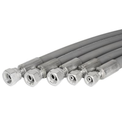 China Two Wire Braid EN857 2SC High Pressure Hydraulic Hose For Bus for sale