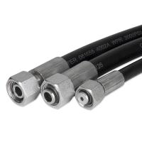 China Two Wire Braid EN857 2SC High Pressure Hydraulic Hose For Bus for sale