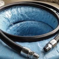 China Steel Wire Braided Flexible Petrol Pump Hose With 3/4