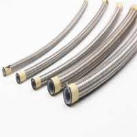 China DN13 Stainless Steel Cover Smooth PTFE Hose for Oil / Coolant for sale