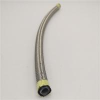 China DN13 Stainless Steel Cover Smooth PTFE Hose for Oil / Coolant for sale