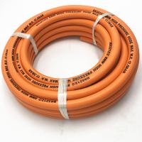 China NBR Material Orange Rubber Lpg Gas Hose 5 / 16 Inch for Domestic Cooking for sale