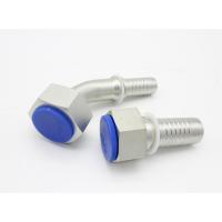 China 45 Degree Elbow Metric Female Braided Hose Fitting Hydraulic Hose Connection for sale