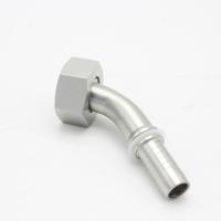 China 45 Degree Elbow Metric Female Braided Hose Fitting Hydraulic Hose Connection for sale