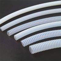 China CLWB DN25 PTFE Convoluted Hose With 304 Stainless Steel Over Braided for sale