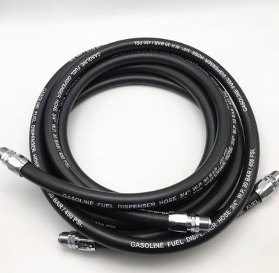 China Flexible Steel Wire Braided Fuel Hose Anti Static Petrol Delivery For Civil Gas Station for sale
