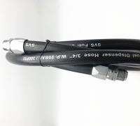 China 3/4 Inch Soft Gas Station Wire Braided Flexible Hose Pipe NBR Antistatic Hose for sale