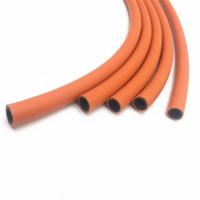 China Orange Color ID 6mm NBR Lpg Gas Hose For Household and Industrial Usage for sale