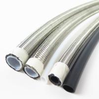 China AISI 304 Over Braided DN10 PTFE Tube with Excellent Chemical Resistant for sale