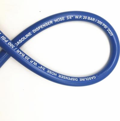 China NBR Rubber 28mm OD Fuel Dispensing Hose For Gasoline Station for sale