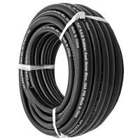 China 3/8 Inch NBR PVC Flexible Rubber Fuel Hose Polyester Reinforced 300PSI for sale