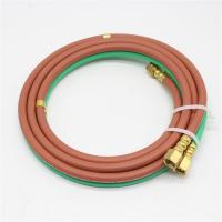 China Superior Grade T 1/4'' ID X 25ft Rubber Welding Twin Hose For Fuel Gas for sale
