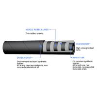 China 3/4Inch 2Inch En 856 4SH Rubber Hydraulic High Pressure Hose CE Certified for sale