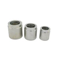 China Silver / Golden Hydraulic Hose Fitting  , Hydraulic Pipe Fittings Galvanized Zinc Appearance ( 03310 ) for sale