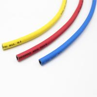 China R410a Red Yellow Blue Rubber Refrigerant Charging Hose For Air Conditioner for sale