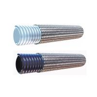 China 25.4mm ID 1'' Convoluted PTFE Braided Hose With 304 Stainless Steel for sale