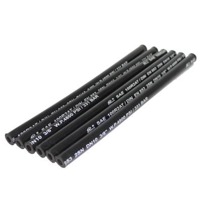 China Easy Cleaning Smooth Hydraulic Rubber Hose For Auger And Trenchers for sale