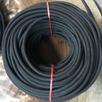 China Flexible Outer Fiber Braided Rubber Hose 300 PSI For Petroleum Water Air for sale