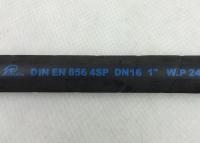 China ID 3 / 4” To 2” 4 SH  Rubber Hydraulic Hose Pipe , Hydraulic Rubber Hose for sale