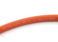 China Red Groove Surface Rubber Air Hose , Recoil Air Hose  ID 3 / 16