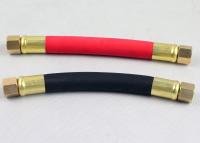 China Red Rubber Air Hose with BSP Or NPT Fittings , Rubber Air Line BP 900 / 1200 Psi for sale