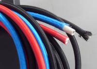 China Outer Fiber Braided Rubber Air Hose , Black Retractable Air Hose for sale