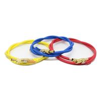 China Flexible AC Gas Yellow HVAC Refrigerant Charging Hose R12 R22 R134a R410a for sale