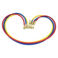China Flexible AC Gas Yellow HVAC Refrigerant Charging Hose R12 R22 R134a R410a for sale