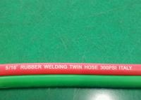 China ID 5/16 Inch Oxygen Acetylene Hose OD 15mm Red Green SBR / NR BS EN 559 Heavy Duty for sale