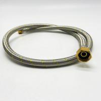 China Stainless Steel Wire Braided Rubber Flexible Gas Hose 1/2