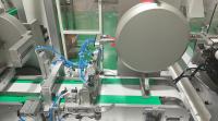 China Stick Candy Food Cartoning Machine 100 - 180 Cartons/min High Speed Cartoners With Rotary Vacuum Suction for sale
