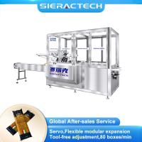 China Pasta Food Cartoning Machine 20 - 80 Cartons/Min High Speed Cartoning Machines With Servo Feeding for sale