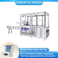 China 30 -  60 Cartons/Min Blister Cartoning Machine Horizontal Box Cartoning Machine With Servo Feeding for sale